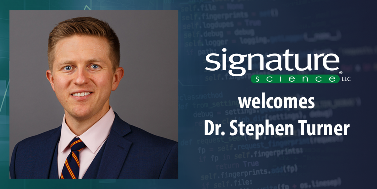 Stephen Turner, Ph.D. Joins Signature Science, LLC as Senior ...