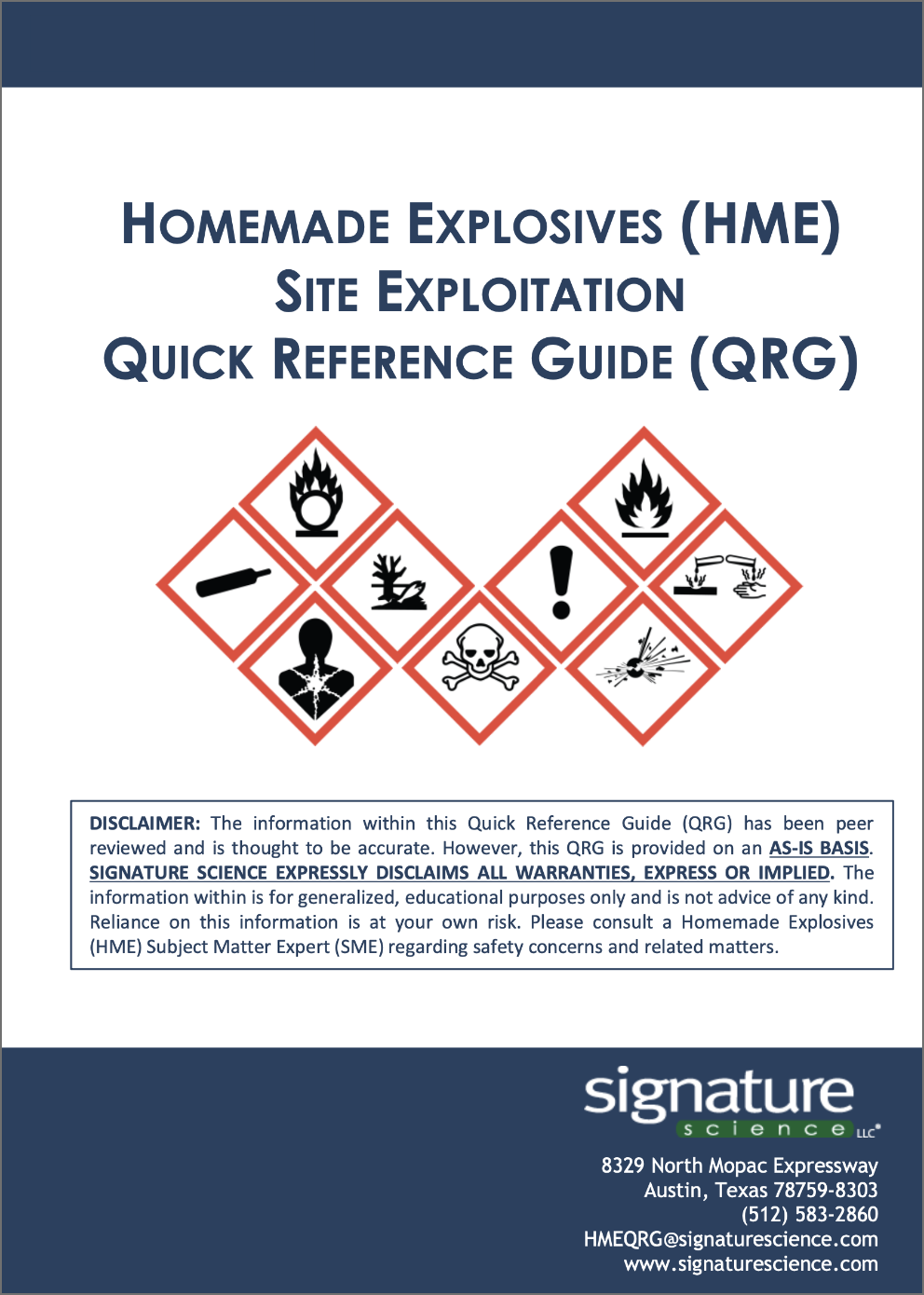 CBRNE Training & Exercises – Signature Science