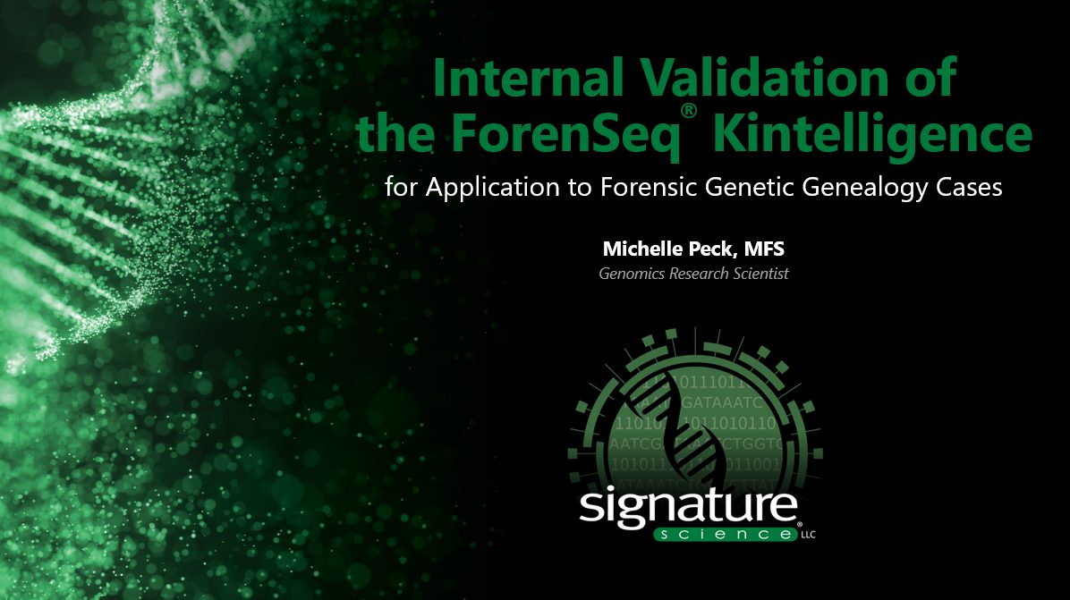 Technical Presentations – Signature Science