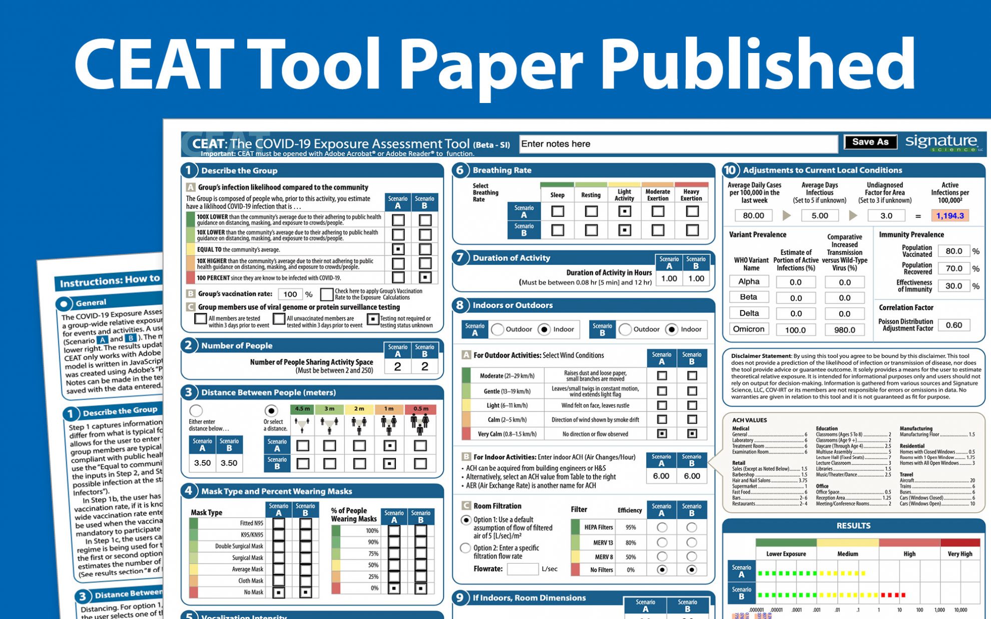 Paper Published in “Science Advances”: COVID-19 Exposure Assessment ...