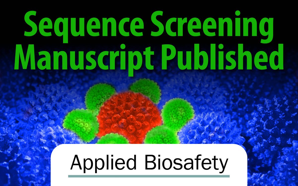 Published in Applied Biosafety: Annotation of Functions of Sequences of Concern and Its ...