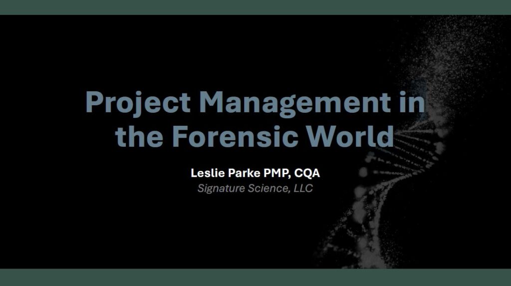 Technical Presentations – Signature Science